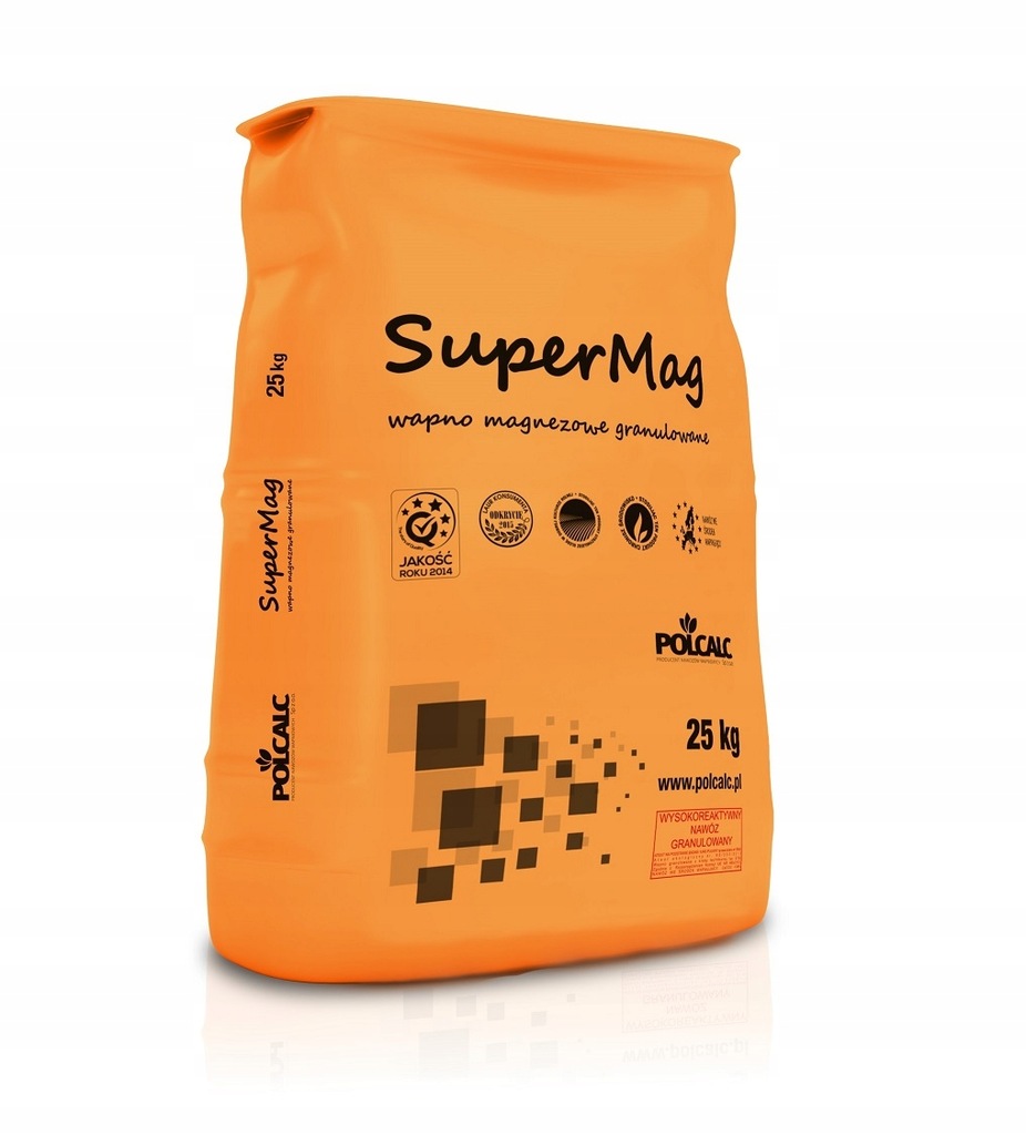SUPERMAG 25kg wapno granulowane z MAGNEZEM warzywa - 12668355937 ...