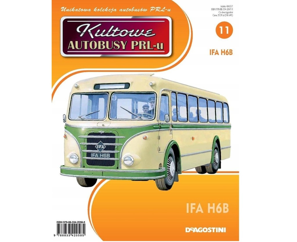 Ifa H6B 1:72 Deagostini Kultowe Autobusy - 13237119580 - oficjalne archiwum Allegro