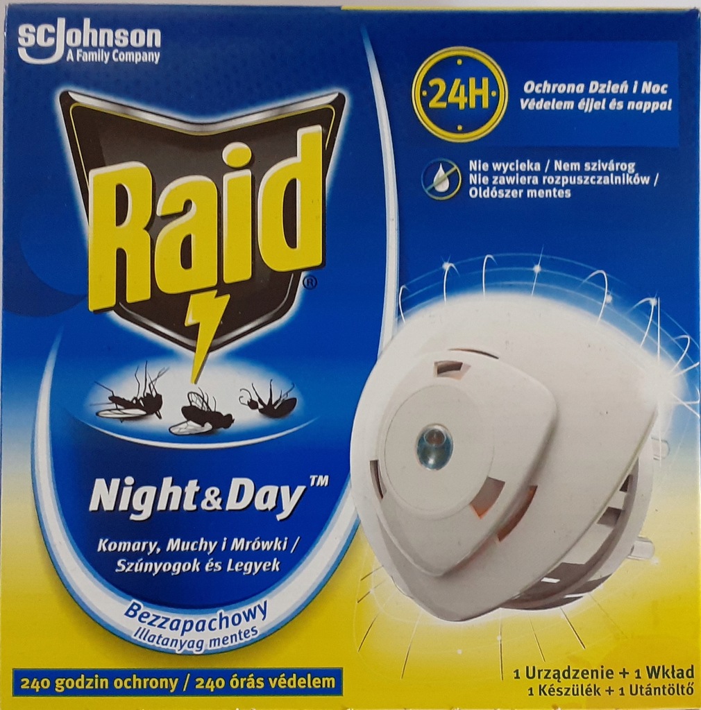 RAID NIGHT&DAY URZĄDZENIE MUCHY KOMARY MRÓWKI - 9172285421 - oficjalne ... RAID NIGHT&DAY URZĄDZENIE MUCHY KOMARY MRÓWKI - 9172285421 - oficjalne ...