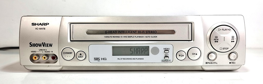 Video magnetowid SHARP VC MH 78 VC-MH78 VHS - 12967098819 - oficjalne archiwum Allegro