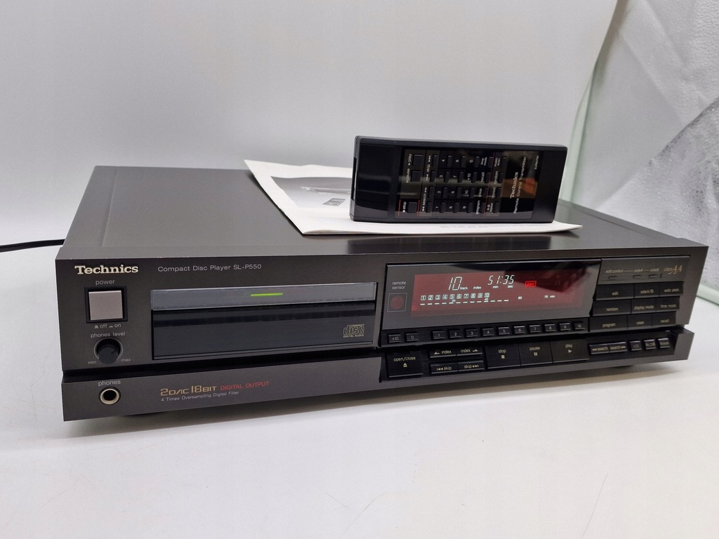 Technics SL-P550 Odtwarzacz cd Jak nowy + Pilot + - 12080276697 ...