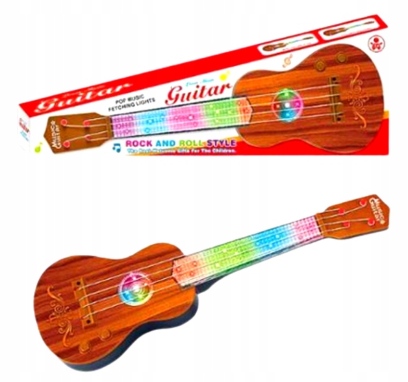 Gitara dla małego artysty - 12705380152 - oficjalne archiwum Allegro