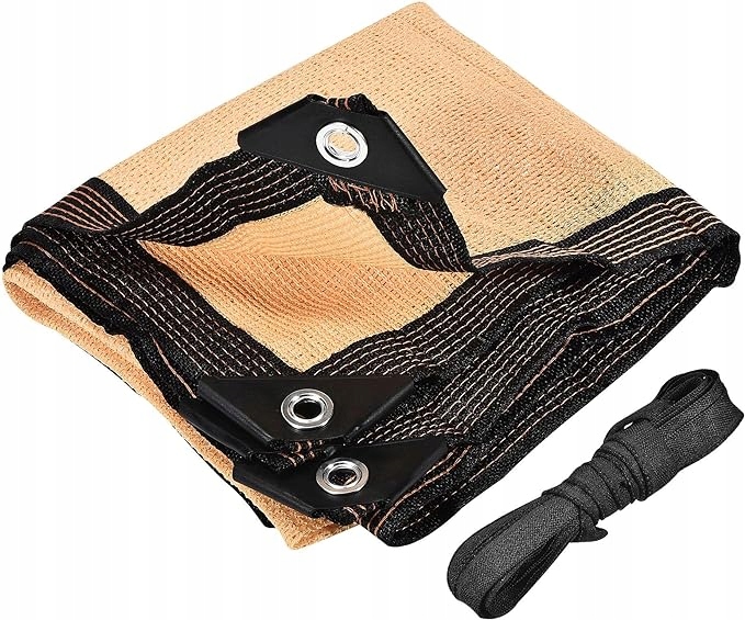 Plandeka Żagiel Ogrodowy na Rośliny Kwiaty Ochrona przed Słońcem 1m x ...