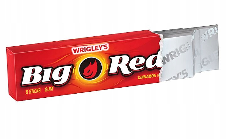 Guma do żucia cynamonowa 100 szt. Big Red z USA - 11174736335 ...