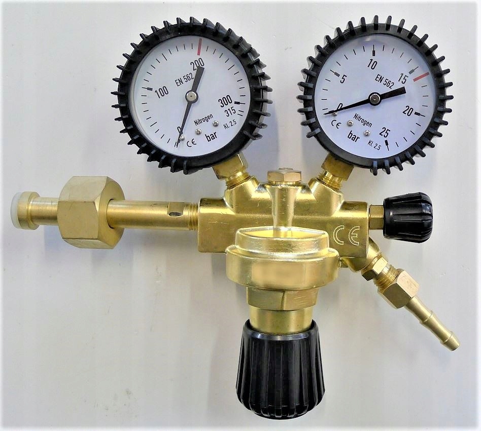 REDUKTOR AZOT do AZOTU butla DWA ZEGARY 16 BAR - 8245136217 - oficjalne archiwum Allegro
