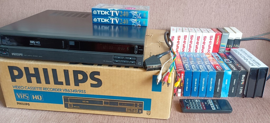 Magnetowid VHS Philips VR6349/95S - 13608857077 - oficjalne archiwum Allegro