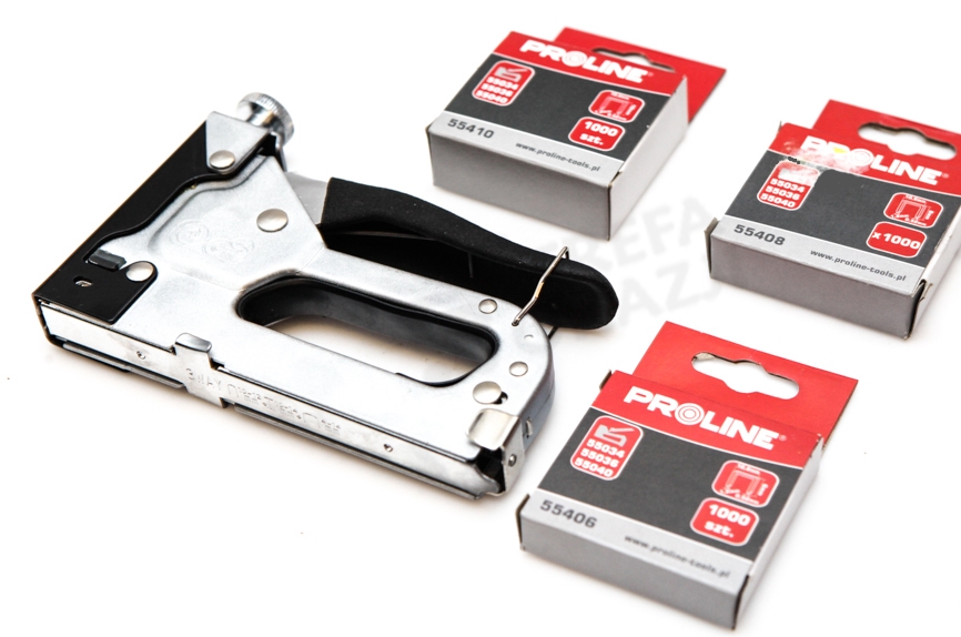 ZSZYWACZ TAPICERSKI TAKER TACKER +ZSZYWKI PROLINE - 8277419296 - oficjalne archiwum Allegro