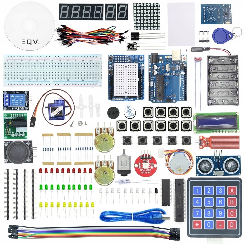 Zestaw STARTOWY ARDUINO edukacyjny UNO R3 MEGA XXL - 13559399476 ...