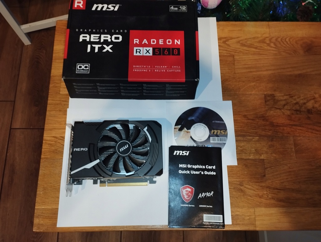 Karta graficzna MSI Radeon RX 560 Aero ITX OC 4 GB GDDR5 Plomba Gwar ...