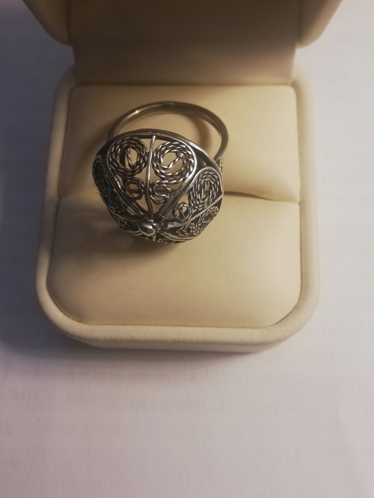 Imago Artis, filigranowy pierścionek - 12764781599 - oficjalne archiwum ...