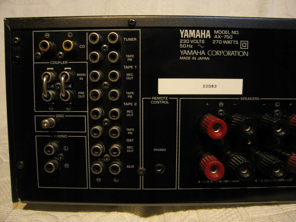 YAMAHA AX-750 POTĘŻNA JAPOŃSKA INTEGRA PILOT - 13008257136 - oficjalne ...