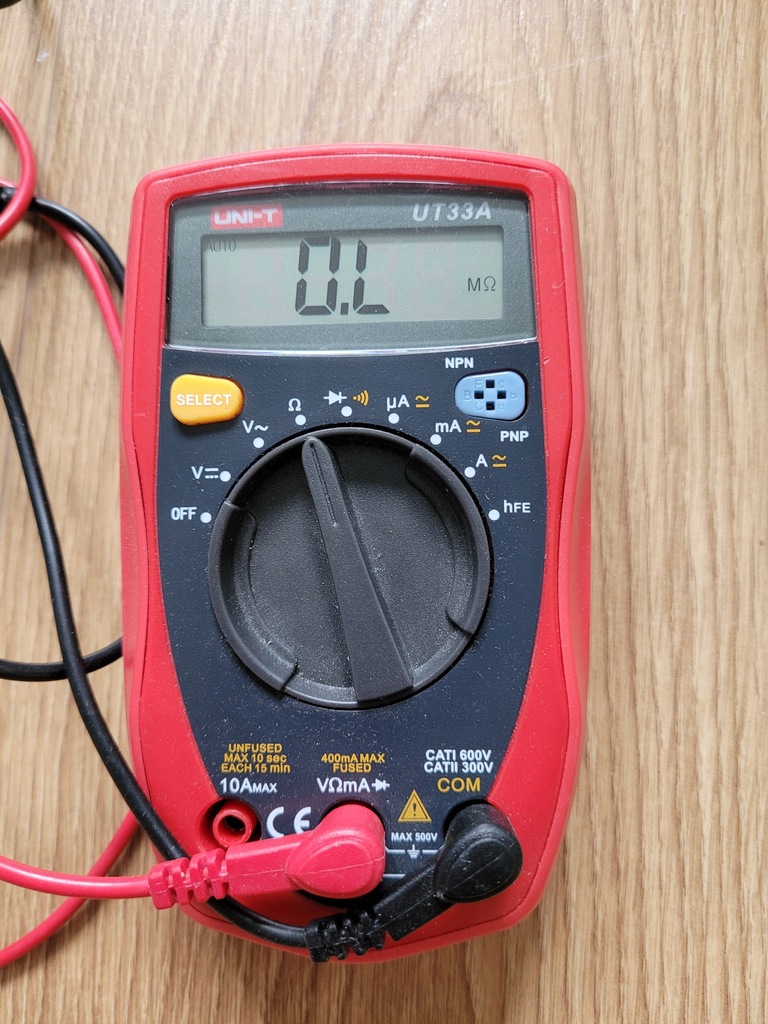 Miernik Multimetr Próbnik Uni-t EMU_UT33A - 12227910413 - oficjalne archiwum Allegro