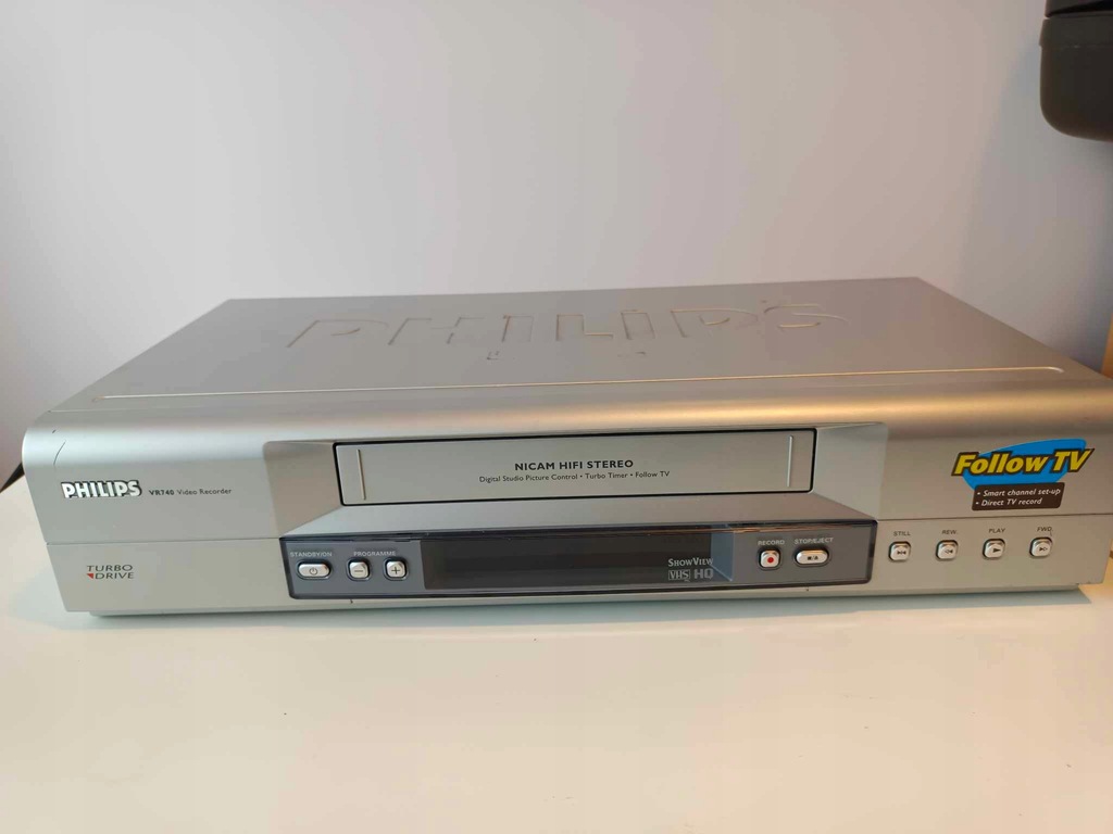 Magnetowid VHS Philips VR740 Hi Fi - 14088614933 - oficjalne archiwum Allegro