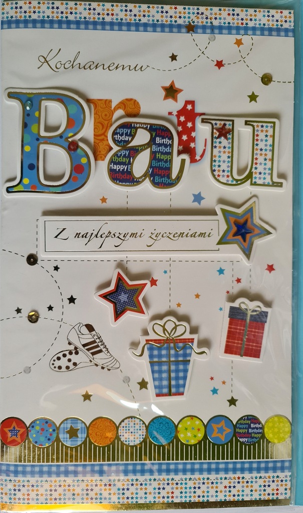 Kartki urodzinowe kartka urodzinowa DLA BRATA - 10652240339 - oficjalne ...