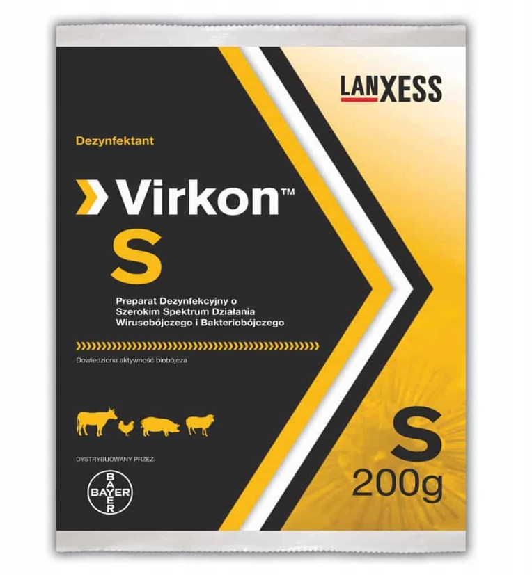 VIRKON S 200g środek do dezynfekcji mat ASF PTASIA - 14156880041 ...