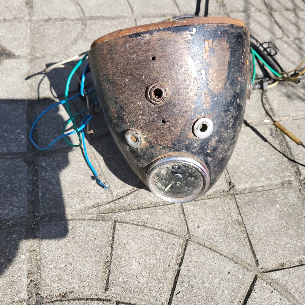 STARA obudowa lampy JAWA Junak M07 M10 licznik sta - 13761469136 ...