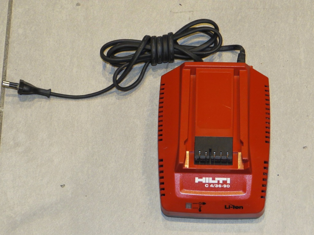 ŁADOWARKA HILTI C 4/36-90 ZASILACZ 14V 22V 36V - 9565423062 - oficjalne archiwum Allegro