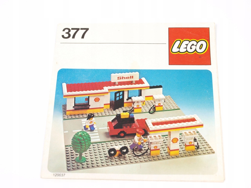 LEGO 377 Shell Service Station Town INSTRUKCJA - 10801797186 ...