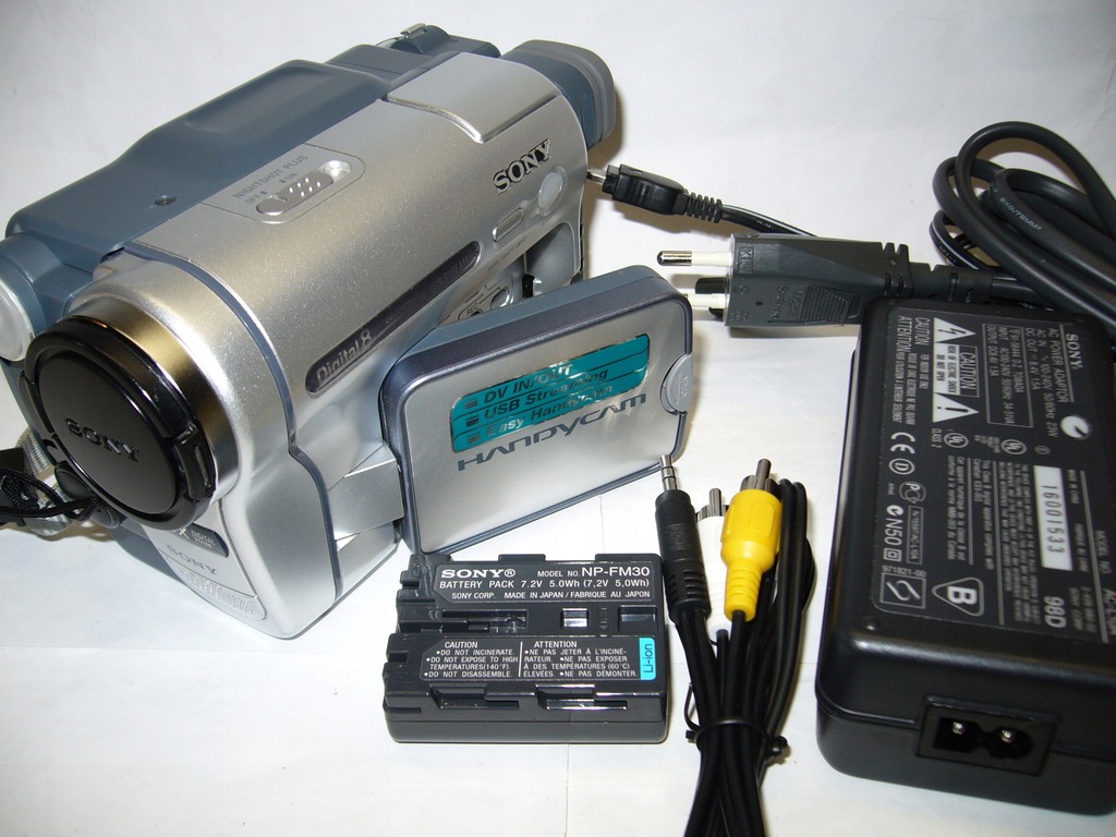 SONY DCR-TRV265E-przegraj kasety Digital8 PAL/NTSC - 13582842583 - oficjalne archiwum Allegro