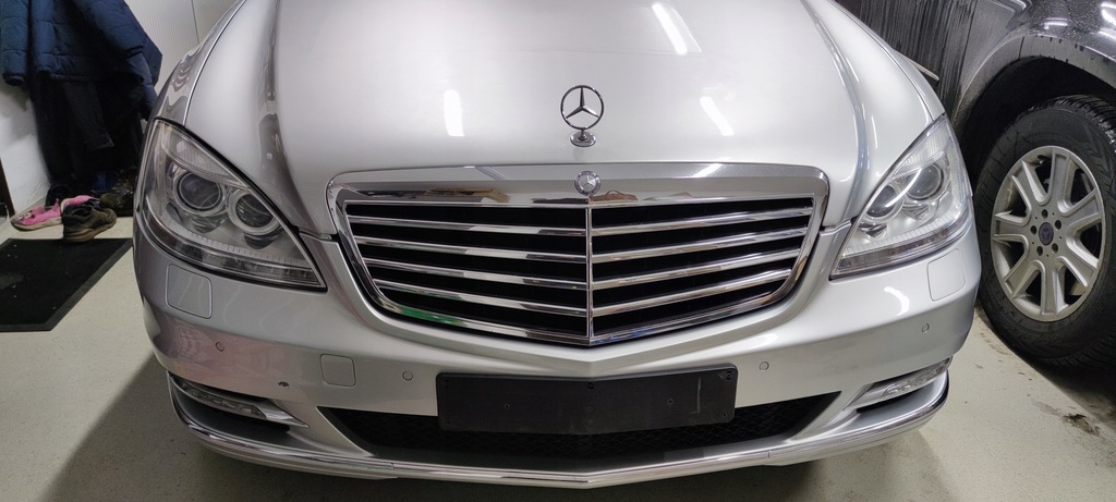 MERCEDES W221 ZDERZAK PRZEDNI LIFT 775 KOMPLETNY - 13164730667 ...