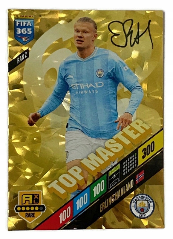 FIFA 365 2024 PANINI karta RARE TOP MASTER Erling Haaland MANCHESTER ...