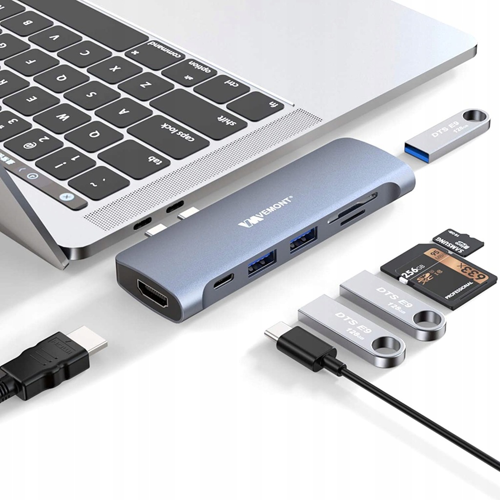 STACJA DOKUJĄCA HUB VEMONT 7in2 USB-C MacBook - 13091419286 - oficjalne ... STACJA DOKUJĄCA HUB VEMONT 7in2 USB-C MacBook - 13091419286 - oficjalne ...