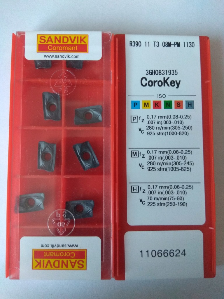 Płytki R390 11T308 1130 SANDVIK - 11925925600 - oficjalne archiwum Allegro