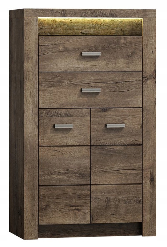 KOMODA Z SZUFLADAMI kolor jesion ciemny AZJA I6 - 12206675956 ...