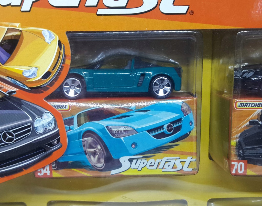 MATCHBOX AUTOBAHN SET - PORSCHE BMW OPEL MERCEDES - 8720409263 ...