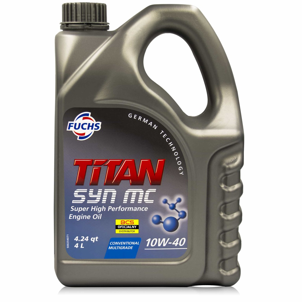 OLEJ FUCHS TITAN SYN MC 10W40 4L DYSTRYBUTOR - 7710088445 - oficjalne ...