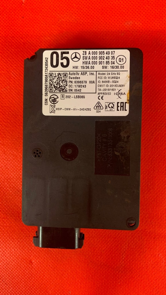 MERCEDES RADAR CZUJNIK A0009054907 FV - 12004277310 - oficjalne ...
