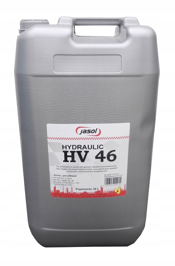 OLEJ HYDRAULICZNY HV 46 HV-46 L-HV 46 HYDROL 30L - 7426656910 - oficjalne archiwum Allegro