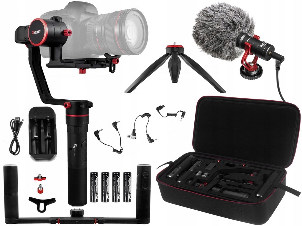 Feiyu Tech A2000 Gimbal do aparatów VDSLR + uchwyt - 6938327959 ...