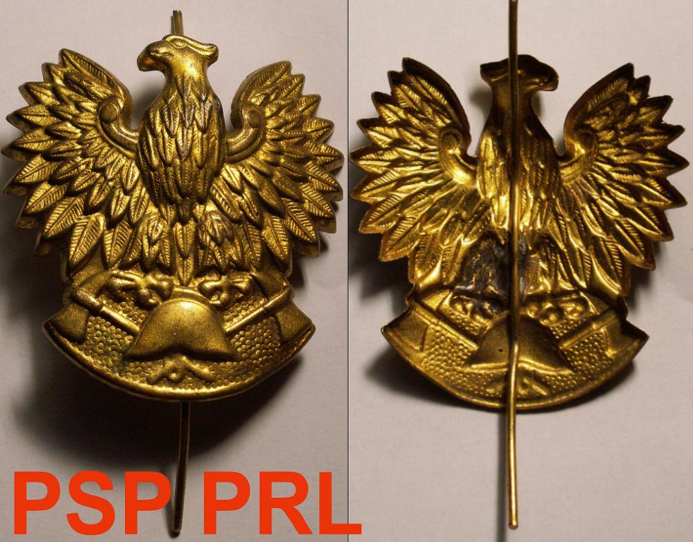 orzel godlo straz pozarna PSP PRL orzelek emblemat - 5771645130 ...