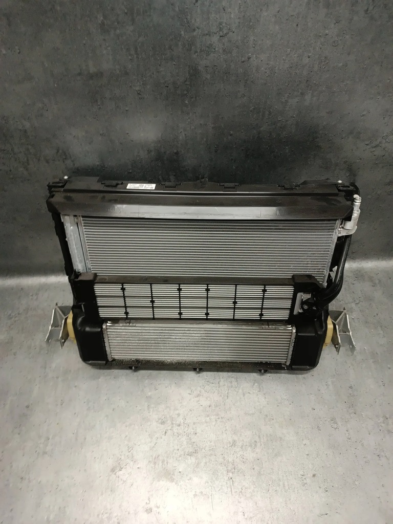 BMW 5 G30 7 G12 KOMPLET CHŁODNIC WENTYLATOR - 13349978530 - oficjalne ...