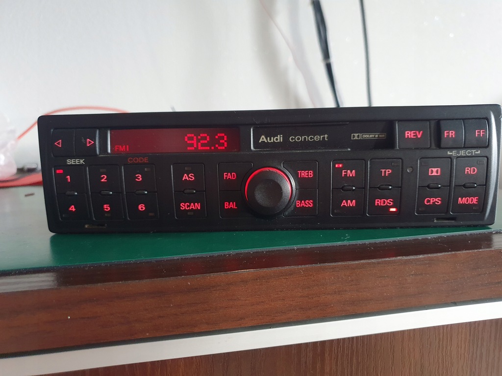 Radio Audi Concert 4B0035186 Blaupunkt sprawne - 11028813665 ...