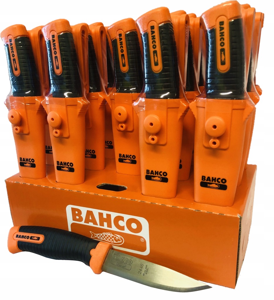 Bahco Nóż wielozadaniowy finka + kabura /2446/ - 7306285955 - oficjalne archiwum Allegro