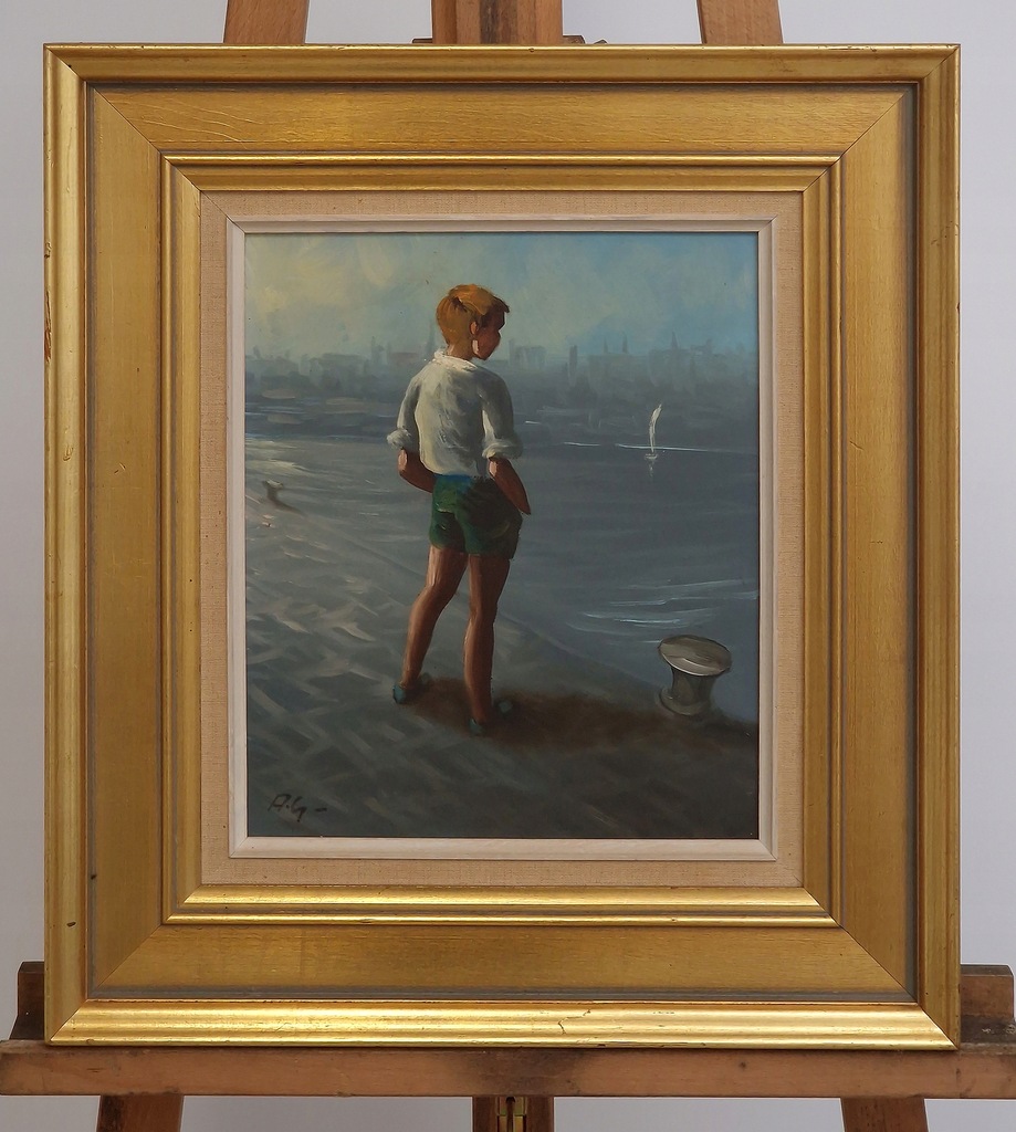 ARLING GADE 1920-2011 CENNY STARY OBRAZ OLEJNY - 12836272413 ...