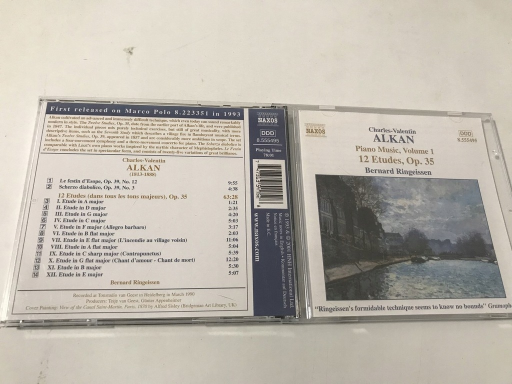 CD Alkan Piano Music 12 Etudes Op. 35 Ringeissen4+ - 13311612467 ...