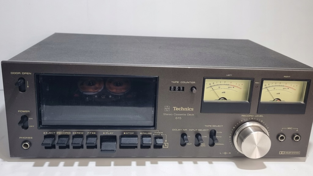 Magnetofon kasetowy Technics 615 VU meter - 12633509301 - oficjalne ...