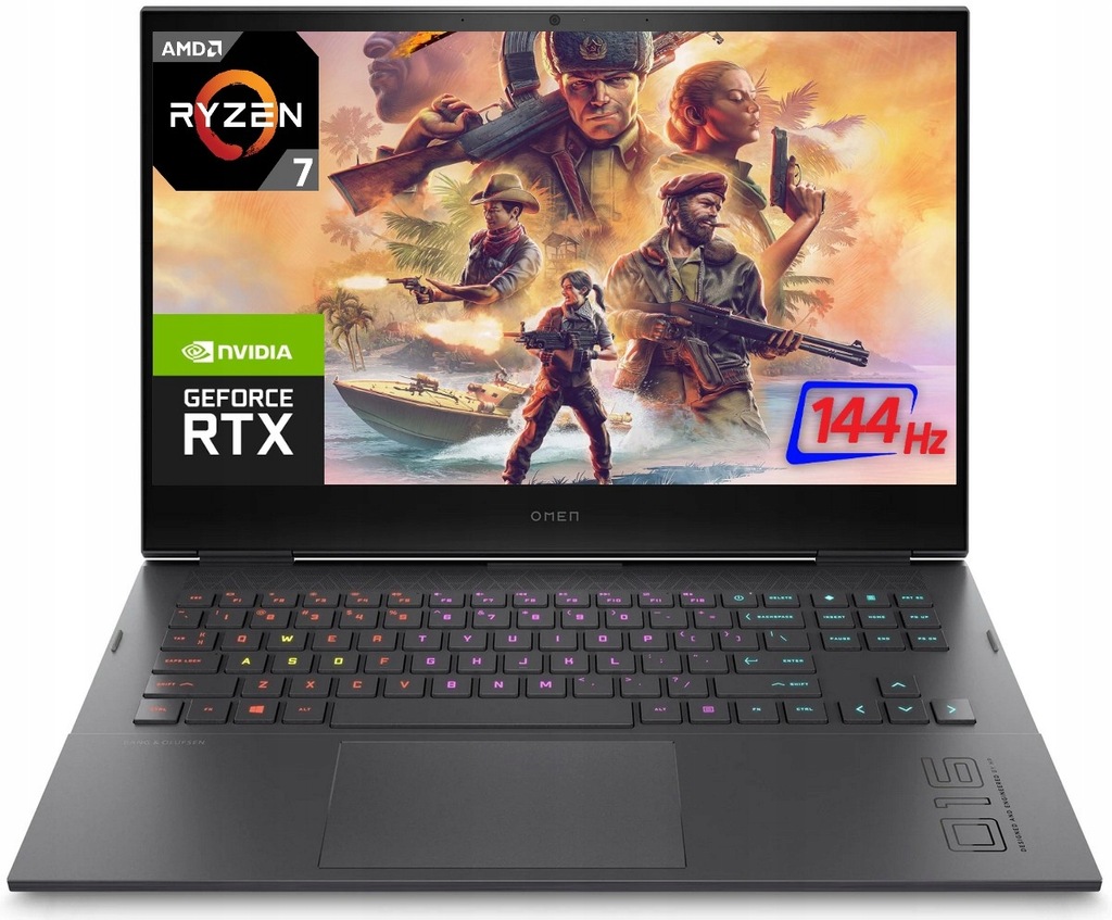 HP OMEN R7 5800H 16' 144Hz 32G SSD1000 RTX3070 W11 - 14143066897 ...