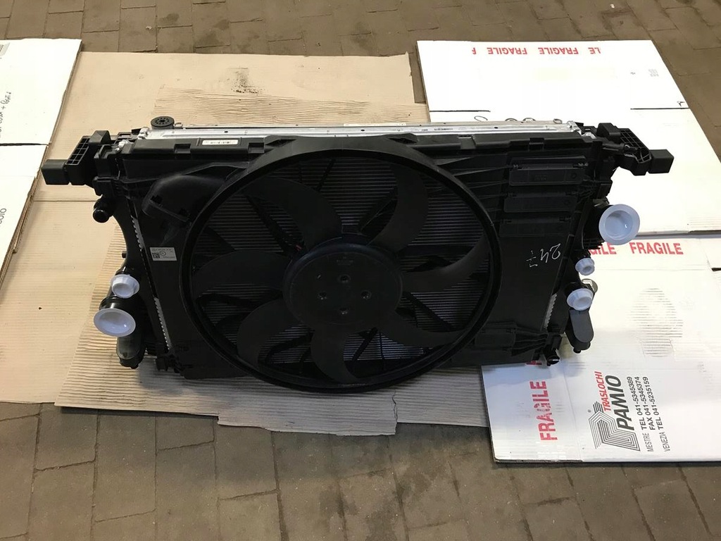 MERCEDES W177 W118 W247 GLA CLA A KLASA GLB CHŁODNICE WENTYLATOR ...