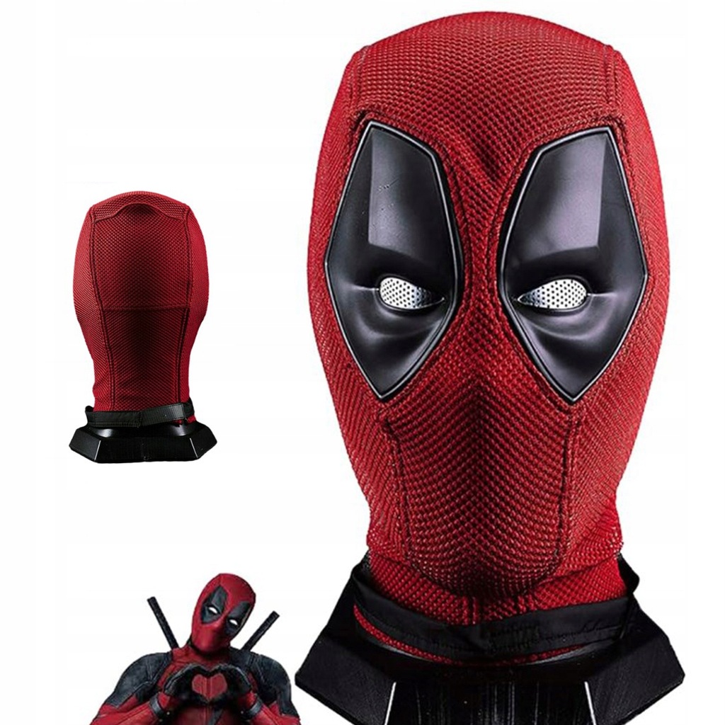 MASKA DEADPOOL KOSTIUM COSPLAY STROJ NA HALLOWEEN - 16598291762 ...