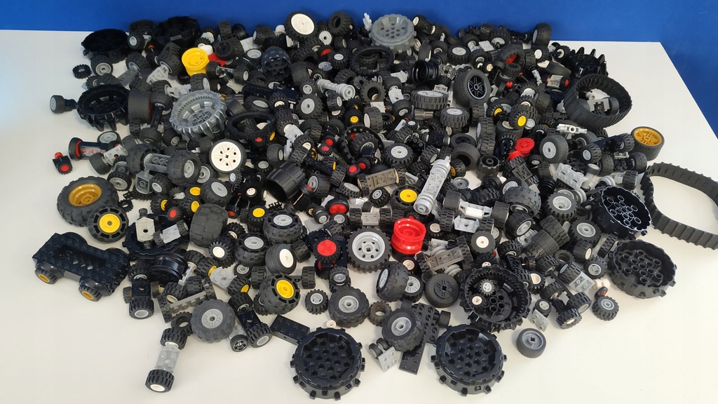 Lego Koła Felgi Opony 2,5kg 2500g - 12511267800 - oficjalne archiwum ...