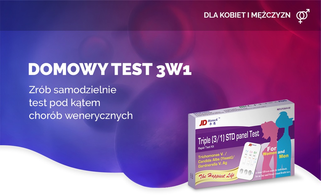 Choroby weneryczne - test diagnostyczny JD Biotech - 7414513343 ...