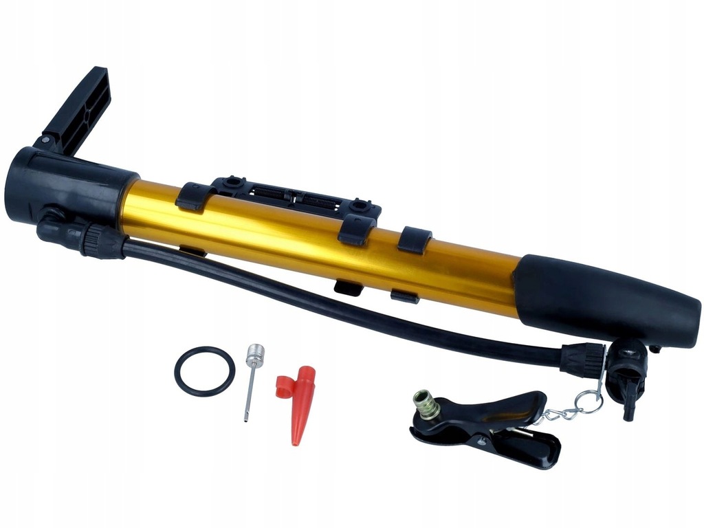 POMPKA ROWEROWA NOŻNA DO ROWERU + IGŁA UCHWYT KOL. - 7448017358 ...