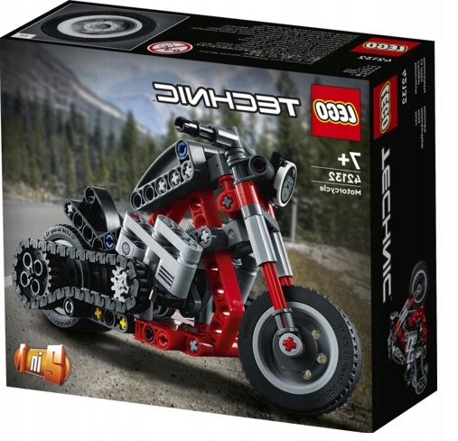 LEGO TECHNIC Motocykl 42132 2w1 dla dzieci zabawka - 12929136567 ...