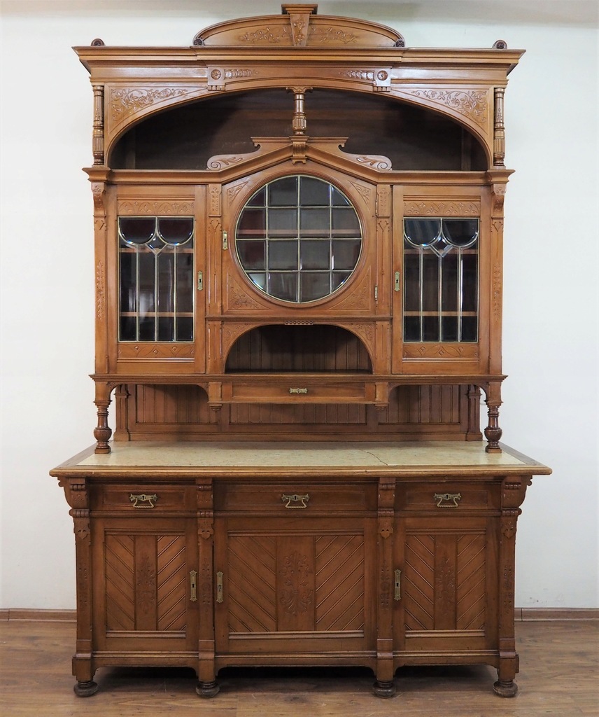 KREDENS SECESYJNY - 12252160686 - oficjalne archiwum Allegro