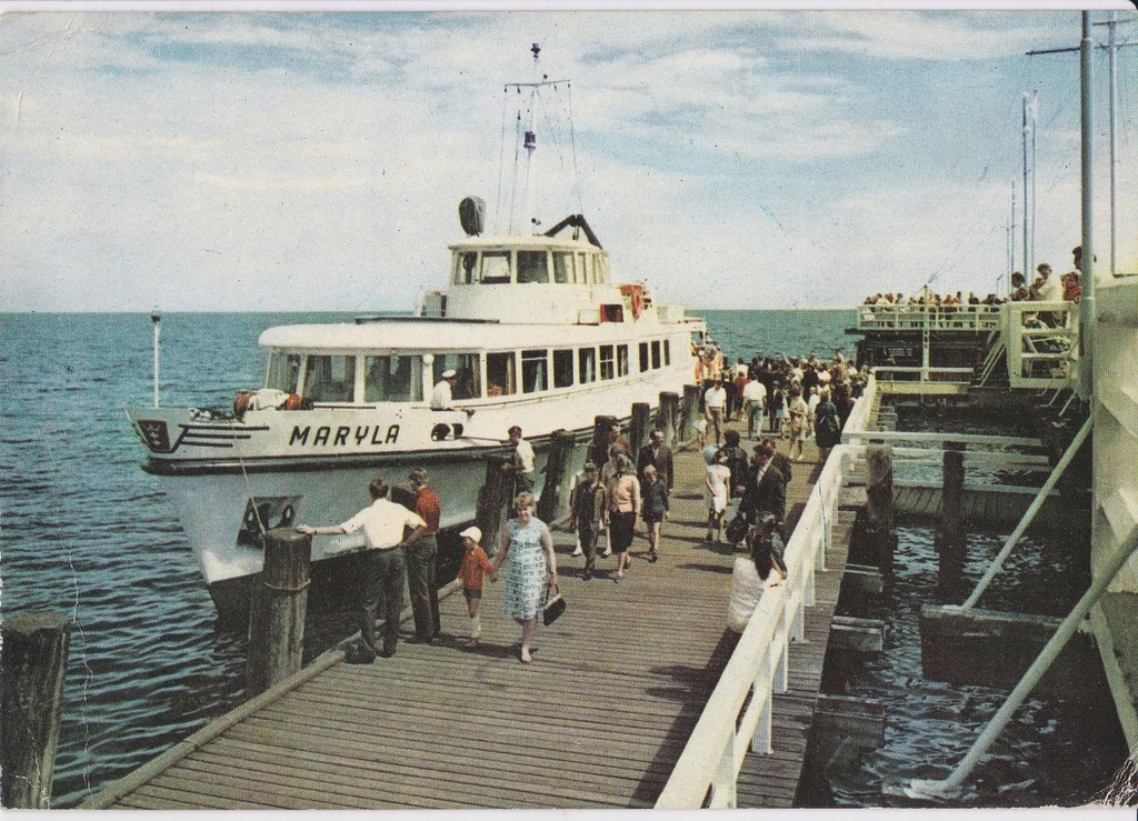 Sopot Przystań statków statek Maryla - 12572118767 - oficjalne archiwum ...