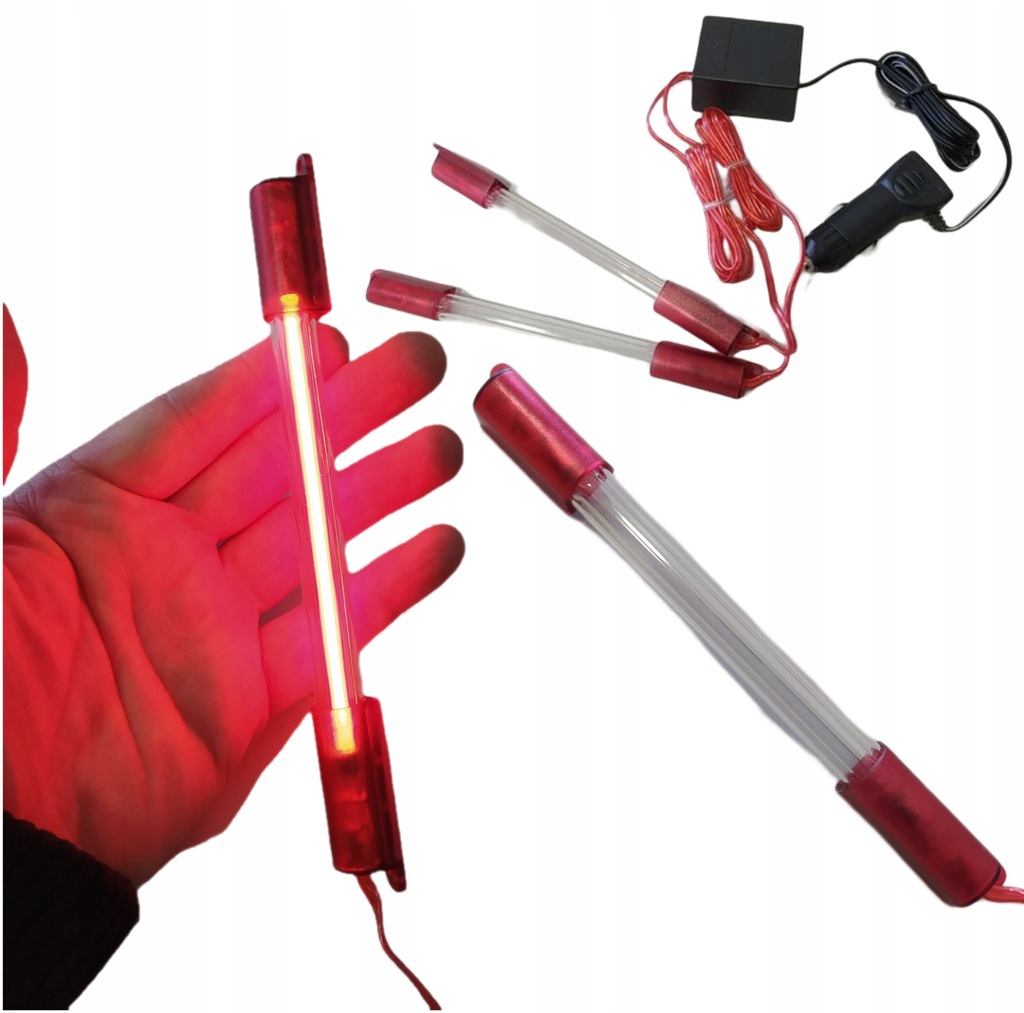 NEON KATODA GAZOWA 12V 2x16cm Czerwona - 13655248983 - oficjalne ...